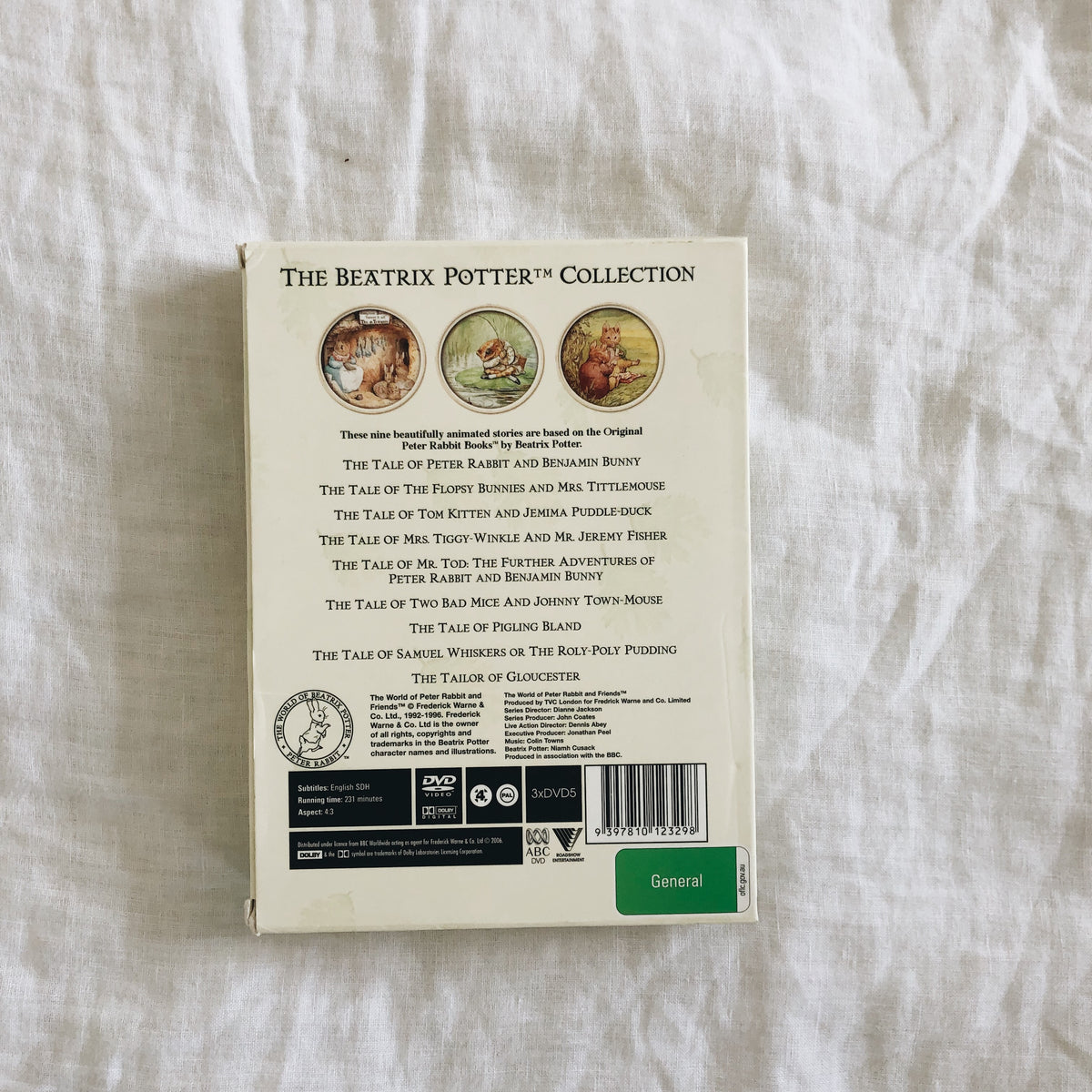 Beatrix Potter DVD Collection – Peaches & Cream Vintage
